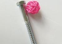 China Iron Material Hex Head Wood Half Thread Self-Drilling Screws With Blue & White Zinc​ for sale