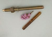 China Carbon Steel Material M12 Chemial Anchor Bolts With Yellow Zinc Color for sale