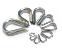 China Chicken Heart Wire Rope Ring Fasteners Carbon Steel Zinc Plated For Industry for sale
