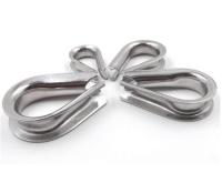 China Chicken Heart Wire Rope Ring Fasteners Carbon Steel Zinc Plated For Industry for sale