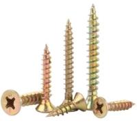 China Phosphated 3.5 Black Cross Countersunk Head Woodworking Screw High Strength for sale
