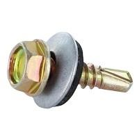China Iron Color Zinc Hexagonal Drill Tail Self tapping Screw Dovetail for sale