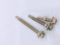 China Iron Color Zinc Hexagonal Drill Tail Self tapping Screw Dovetail for sale