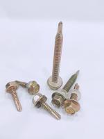 China Stainless steel 304/316 hexagonal drill tail screw color steel tile and iron sheet for sale