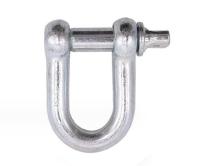 China Fasteners Marine 12mm Rigging D Shackle Galvanized White Zinc Plated Anchor bolt for sale