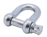 China Fasteners Marine 12mm Rigging D Shackle Galvanized White Zinc Plated Anchor bolt for sale