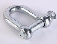 China Fasteners Marine 12mm Rigging D Shackle Galvanized White Zinc Plated Anchor bolt for sale