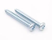 China Factory Quality Self Tapping Screws With Cross Pan Heads Hardened M3.5*19  Silvery for sale