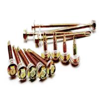 China Iron Wood Half Thread Hex Washer Head Self Drilling Screw for sale