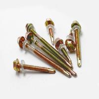 China Iron Wood Half Thread Hex Washer Head Self Drilling Screw for sale