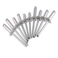 China GRADE  4.8  Carbon steel  Rivets Screws Blue& White Zinc for Fasteners DIN7337 for sale