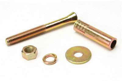 China Yellow Zinc Elevator M24 Expansion Screws For Building Component Load Bearing for sale