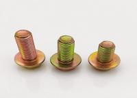 China For General Industry Yellow Zinc Plated Carbon Steel 5.8 Grade Hex Head Flange Bolt for sale