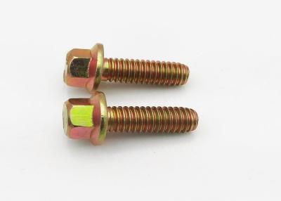 China For General Industry Yellow Zinc Plated Carbon Steel 5.8 Grade Hex Head Flange Bolt for sale