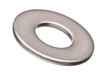 China DIN125 Metric Metal Flat Washers , Colored Curved Washers With Iron Material for sale
