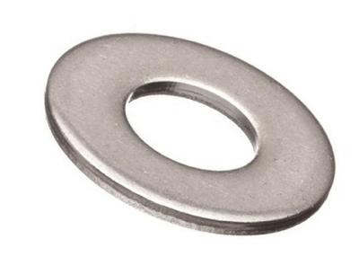 China DIN125 Metric Metal Flat Washers , Colored Curved Washers With Iron Material for sale