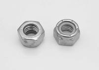 China lock-nut Yellow Zinc Plated Hex Head Nuts , Metric Prevailing Torque Lock Nut M3 - M64 for sale