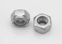 China lock-nut Yellow Zinc Plated Hex Head Nuts , Metric Prevailing Torque Lock Nut M3 - M64 for sale