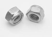 China lock-nut Yellow Zinc Plated Hex Head Nuts , Metric Prevailing Torque Lock Nut M3 - M64 for sale