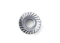 China Flange-nut Customize Carbon Steel Hex Head Nuts , Hexagon Coupling Nuts DIN Standard for sale