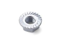 China Flange-nut Customize Carbon Steel Hex Head Nuts , Hexagon Coupling Nuts DIN Standard for sale