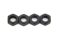 China Hardware Fasteners   black color  Hex Head Nuts Of 4.8 8.8 10.9 Grade With carbon  steel DIN934 for sale