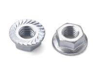 China Flange-nut Customize Carbon Steel Hex Head Nuts , Hexagon Coupling Nuts DIN Standard for sale