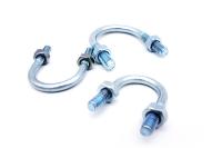 China half  thread  U  TYPE   BOLT  WITH  DIN975  standard  zinc  plated carbon  steel  meterial   fasteners for sale