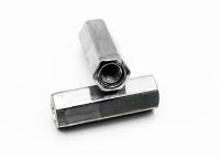 China DIN931 Standard Grade 8.8 Hex Head Long Nut Carbon Steel White Zinc Plated Fully Thread M10 for sale