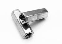 China DIN931 Standard Grade 8.8 Hex Head Long Nut Carbon Steel White Zinc Plated Fully Thread M10 for sale