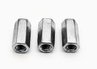China DIN931 Standard Grade 8.8 Hex Head Long Nut Carbon Steel White Zinc Plated Fully Thread M10 for sale