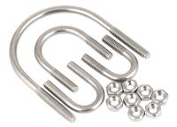 China half thread U TYPE BOLT WITH DIN975 standard zinc plated carbon steel meterial fasteners for sale