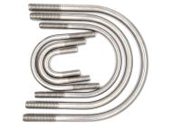 China half thread U TYPE BOLT WITH DIN975 standard zinc plated carbon steel meterial fasteners for sale