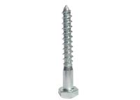 China Galvanized Buildings Din571 Hex Head Wood Screw White Zinc Plated for sale