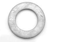 China M14 Metal Flat Washers DIN9021 Standard With Hot Dip Galvanized Finish for sale