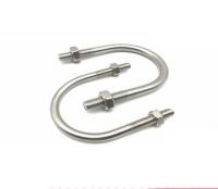 China Carbon Steel Yellow Zinc Plated M72 U Shaped Bolt for sale