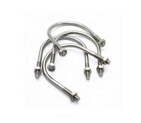 China Carbon Steel Yellow Zinc Plated M72 U Shaped Bolt for sale