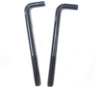 China J / L / / I Type Foundation Anchor Bolts With Hot Dip Galvanized Carbon Steel for sale