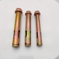China 4.8 Grade M24 Sleeve Anchor Bolt With Flange Nut for sale