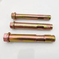 China 4.8 Grade M24 Sleeve Anchor Bolt With Flange Nut for sale