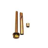 China Custom Yellow zinc Plated Carbon Steel M10 Expansion Anchor hex Bolt with flat washer  For Concrete / Brick for sale