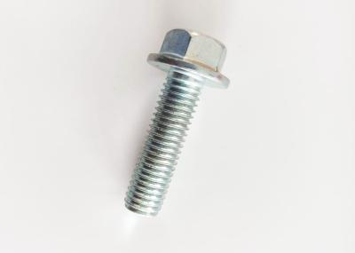 China Zinc Plated Carbon Steel Metric Flange Hex Bolt 6*10 for sale