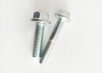 China Zinc Plated Carbon Steel Metric Flange Hex Bolt 6*10 for sale