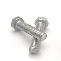 China Din Asme Standard Stainless Steel Hex Bolt Full Thread Half Thread for sale