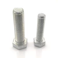 China Din Asme Standard Stainless Steel Hex Bolt Full Thread Half Thread for sale