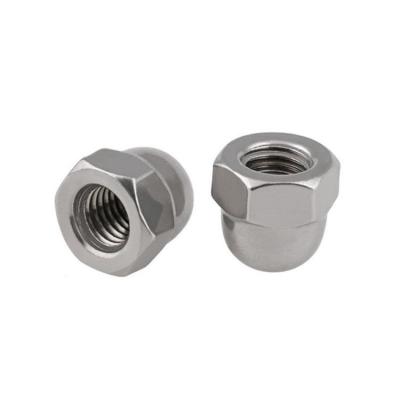China Carbon Steel Hex Domed Cap Nuts Fasteners Din 1587 One Piece for sale