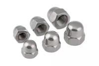 China Carbon Steel Hex Domed Cap Nuts Fasteners Din 1587 One Piece for sale