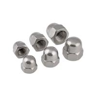 China Carbon Steel Hex Domed Cap Nuts Fasteners Din 1587 One Piece for sale