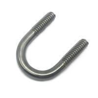 China Hardware Tool M6 Zinc Plated U Bolt Carbon Steel White With Hex Nut for sale