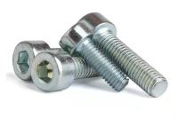 China Zinc White Hex Allen Key Socket Bolt Screw DIN 912 for sale